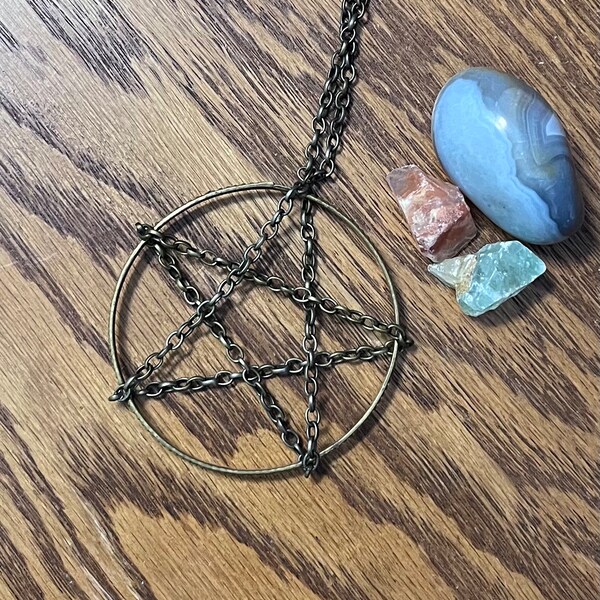 Pentacle Necklace - Etsy