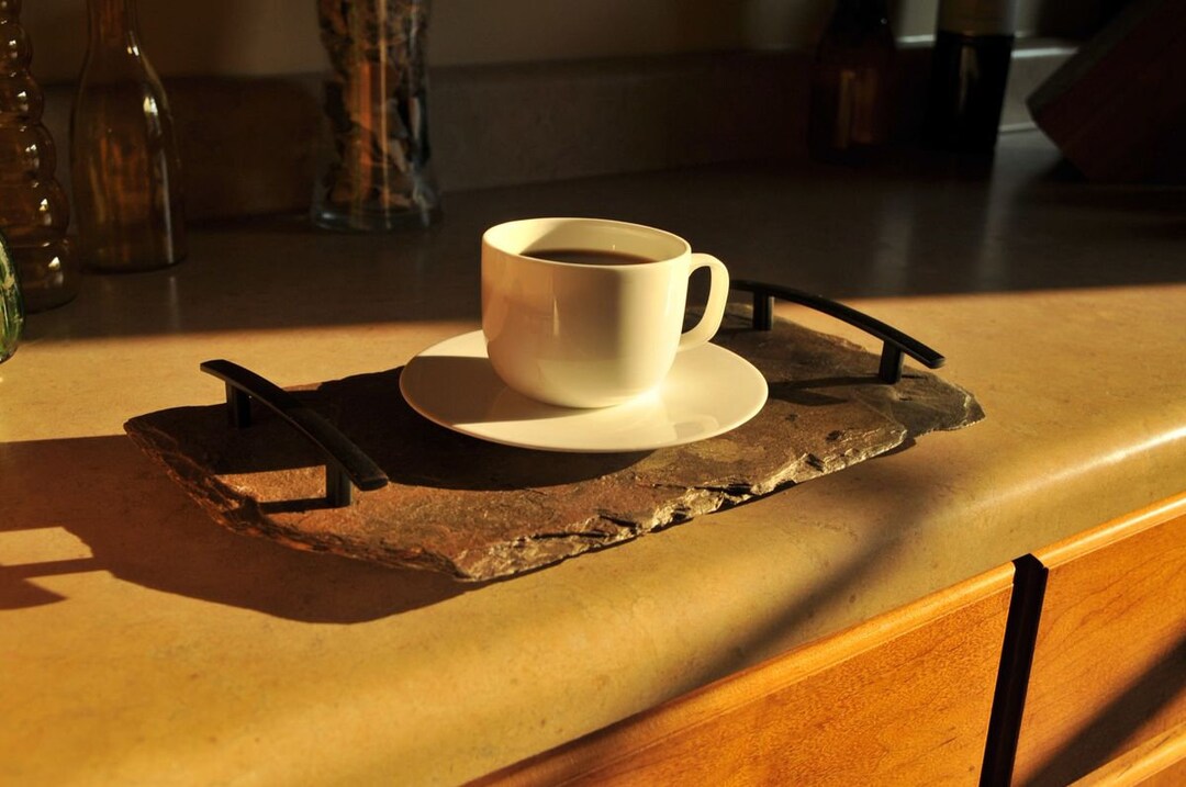 Beautifully Weathered 8"x 14" Vintage Slate Tray, Serving or Decorative ...