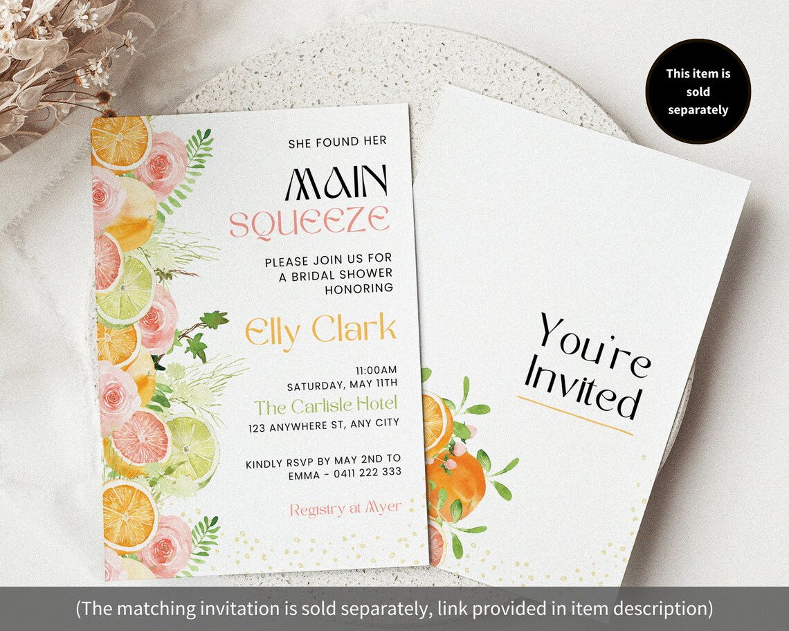 Printable Menu Template Double Sided or Single Sided 4x9'', Editable ...