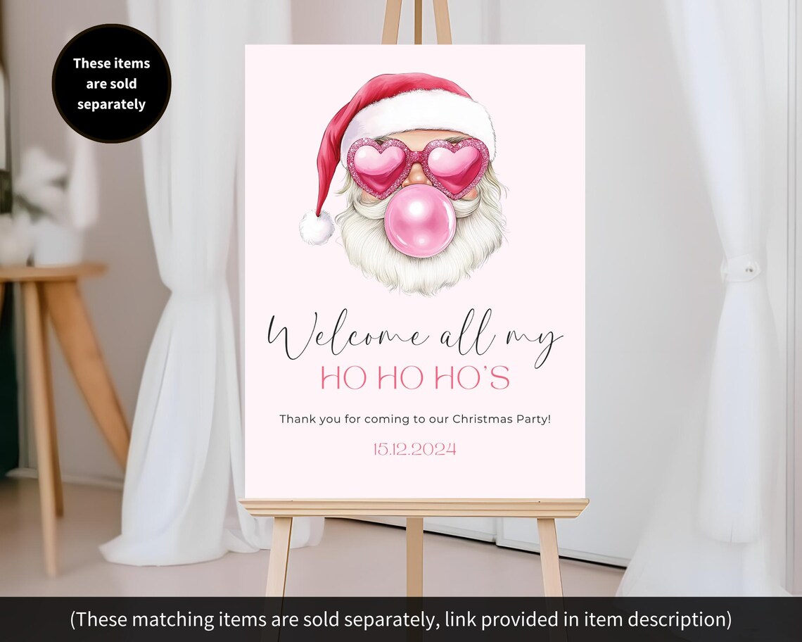 Ho Ho Ho's Christmas Invitation, Funny Christmas Party Invite ...