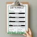 Printable Bocce Scorecards, Bocce Score Cards, Bocce Ball Game ...