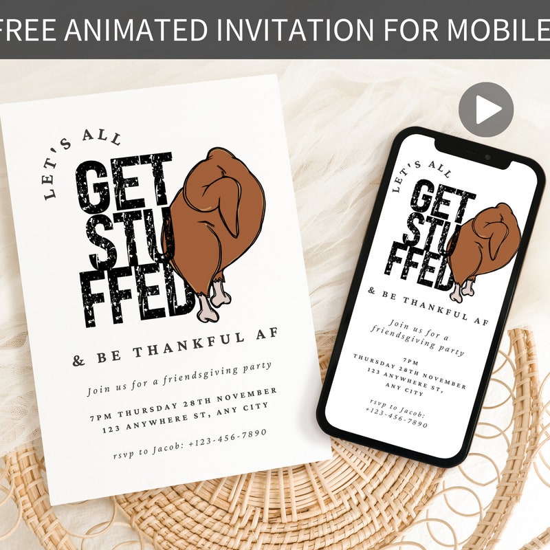 Funny Dinner Invitation - Etsy