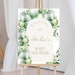 Baby Shower Welcome Sign Template Sage Green, Eucalyptus Theme Party ...