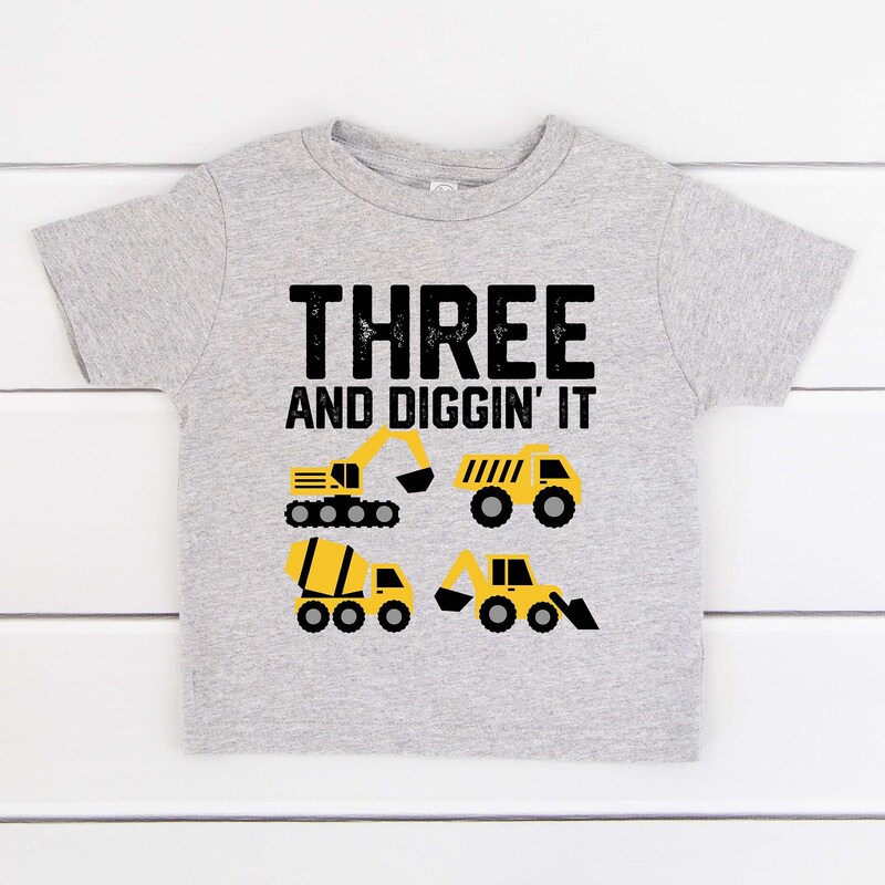 3rd Birthday Construction - Etsy