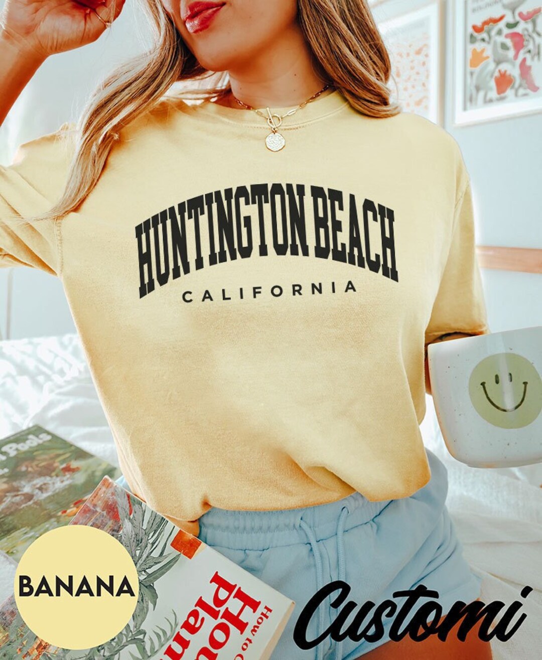 Comfort Colors Huntington Beach California T-shirt | Huntington Beach ...