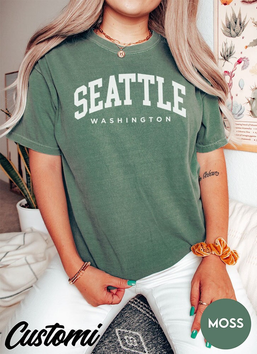 Comfort Colors Seattle Washington T-shirt Seattle Comfort Colors Unisex ...