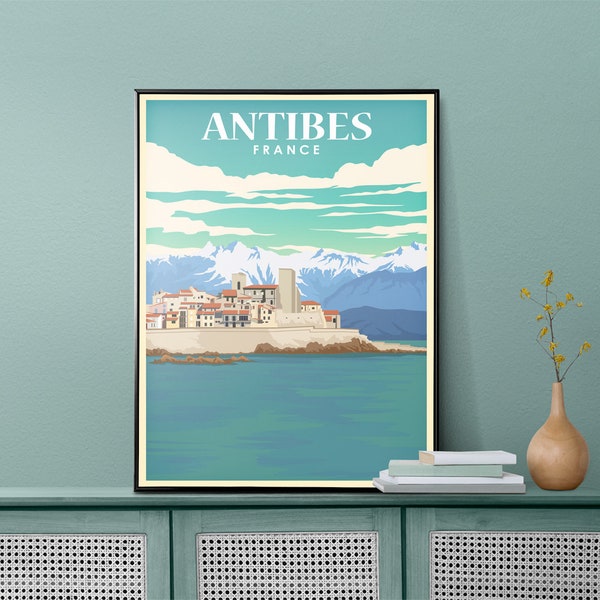 Antibes poster - Etsy France
