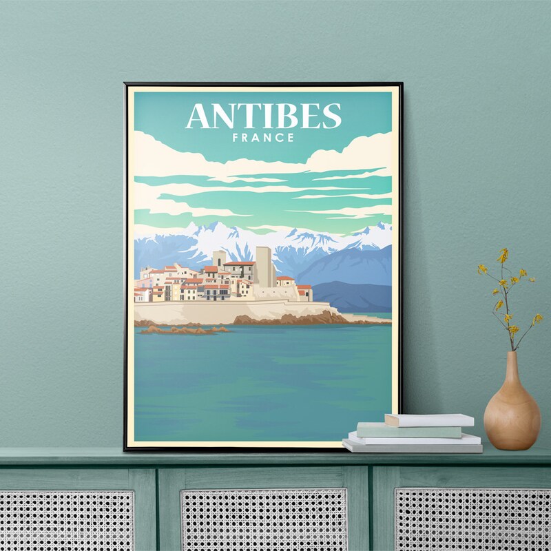 Antibes poster - Etsy France