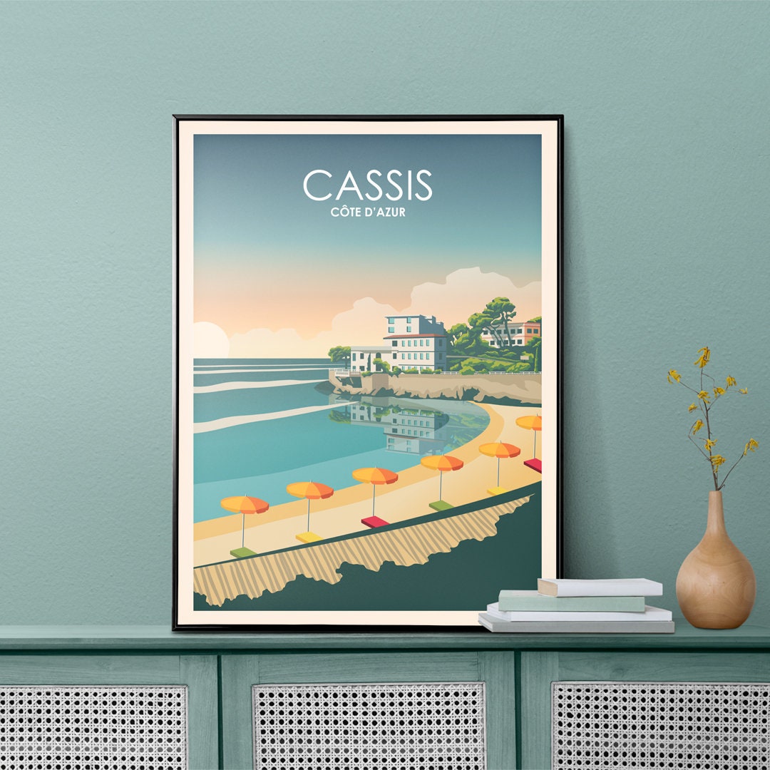 Cassis Côte D'azur France Poster - Etsy