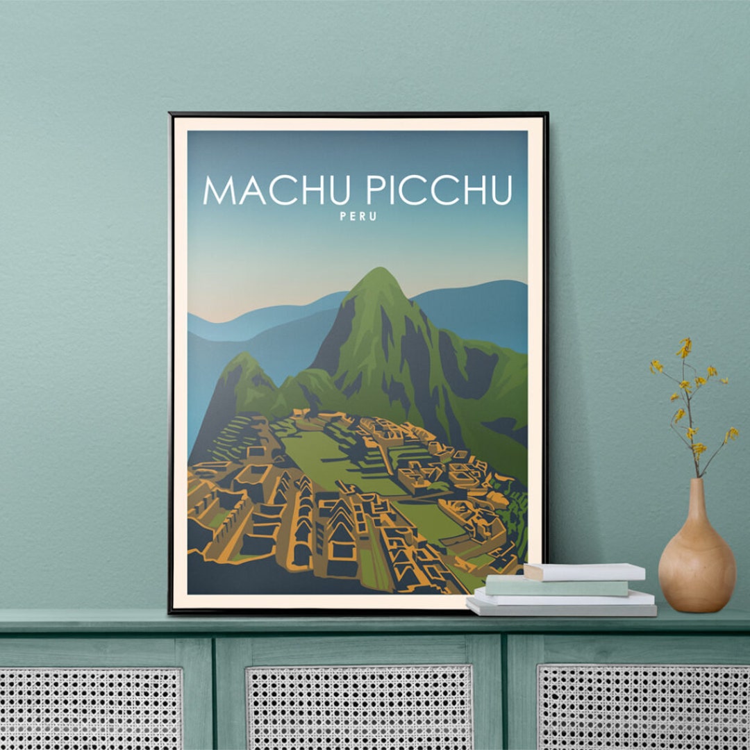 Machu Picchu Peru Inca Poster - Etsy