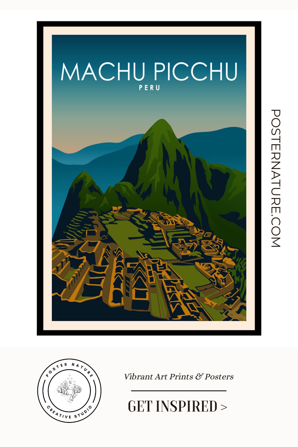 Machu Picchu Peru Inca Poster - Etsy