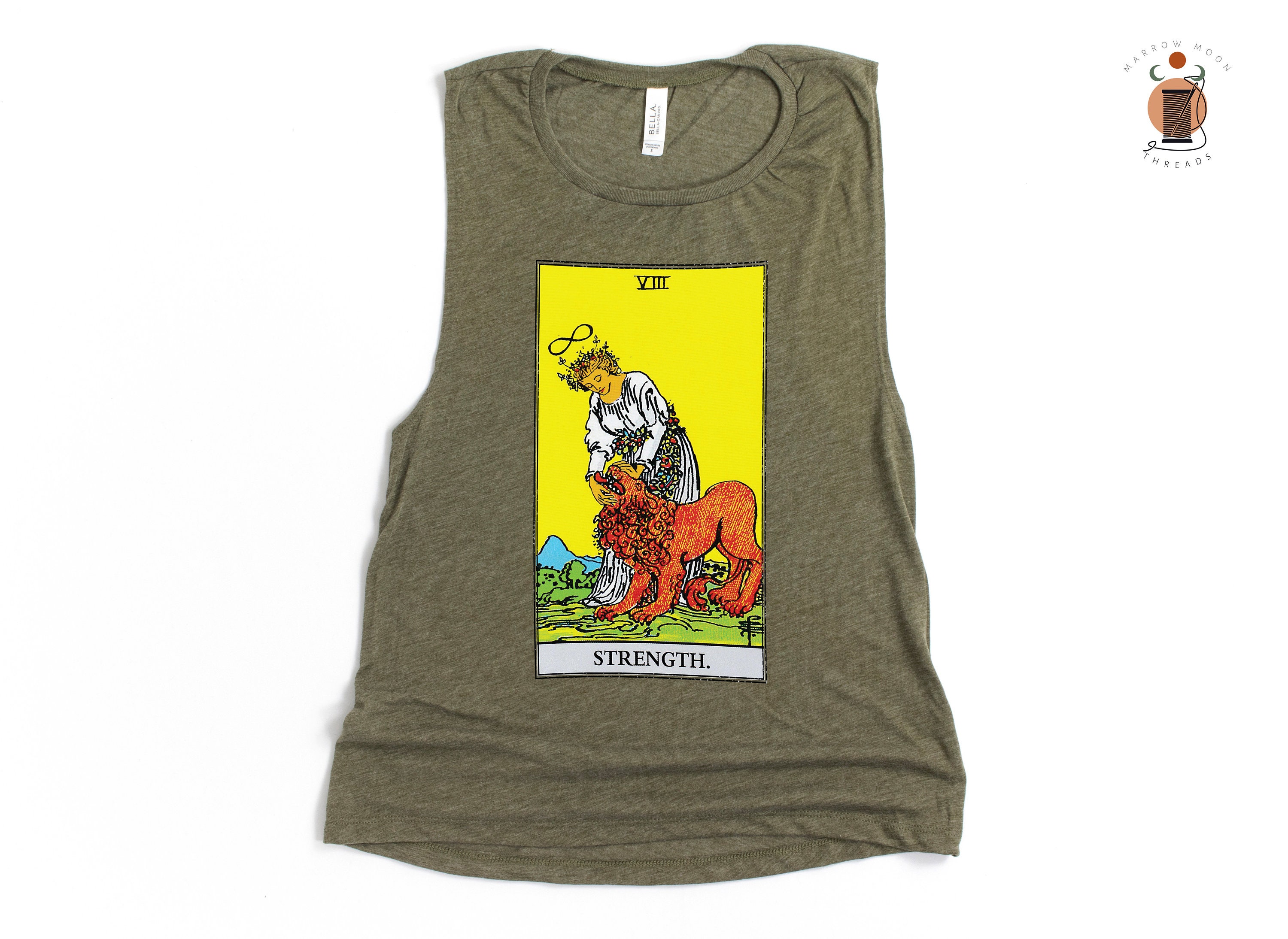 Strength Tarot Card Tank Mystical Tarot Card Shirt Workout Tank for ... Strength Tarot Card Tank Mystical Tarot Card Shirt Workout Tank for ...