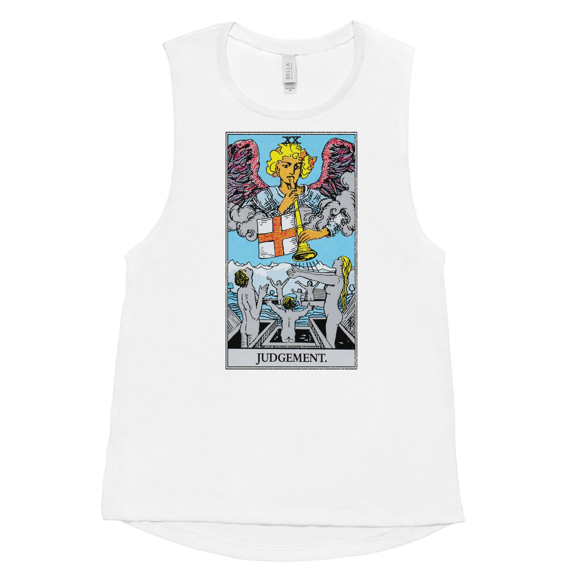 Judgement Tarot Card Tank Mystical Tarot Card Shirt Witchy Workout Tank ...