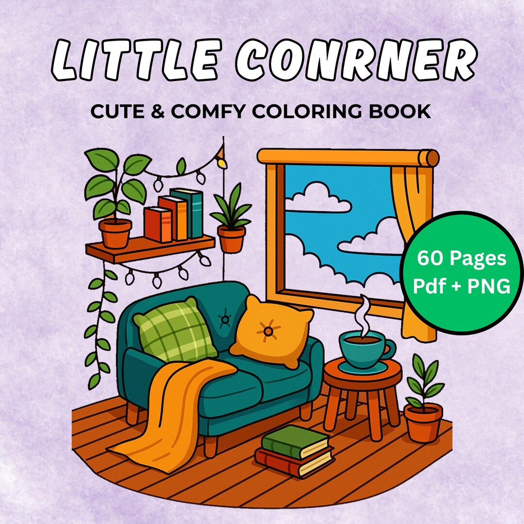 Little Corner Coloring Book PDF+PNG 60 Printable Pages for Kids ...