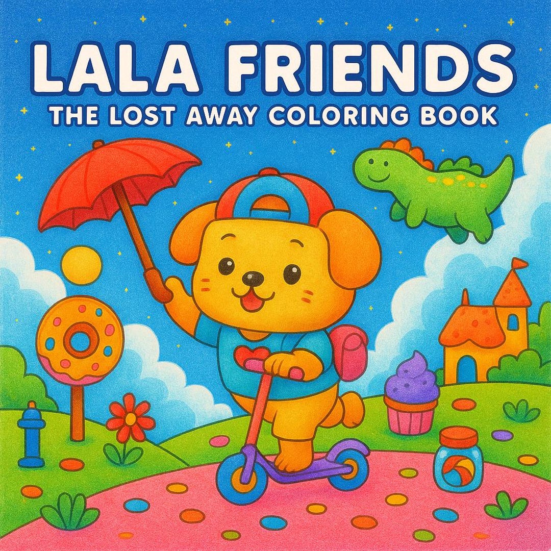 Lala Friends Coloring Book Pdf Download, 60 Printable Pages for Kids ...