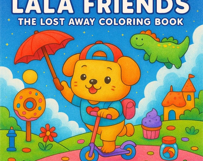 Lala Friends Coloring Book Pdf Download, 60 Printable Pages for Kids ...