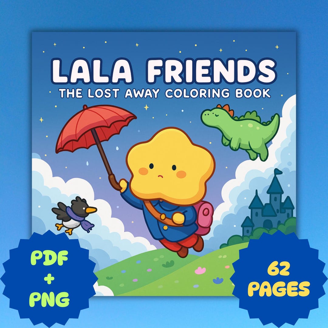 Lala Friends Coloring Book PDF+PNG | 62 Printable Pages for Kids ...