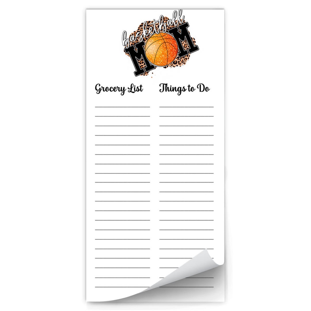 Basketball Mom Magnetic Notepads - Etsy