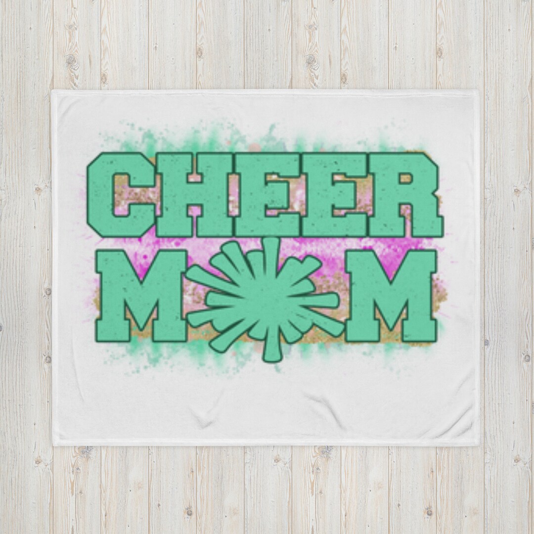 Cheerleading Mom Throw Blanket, Cheerleading Gift - Etsy