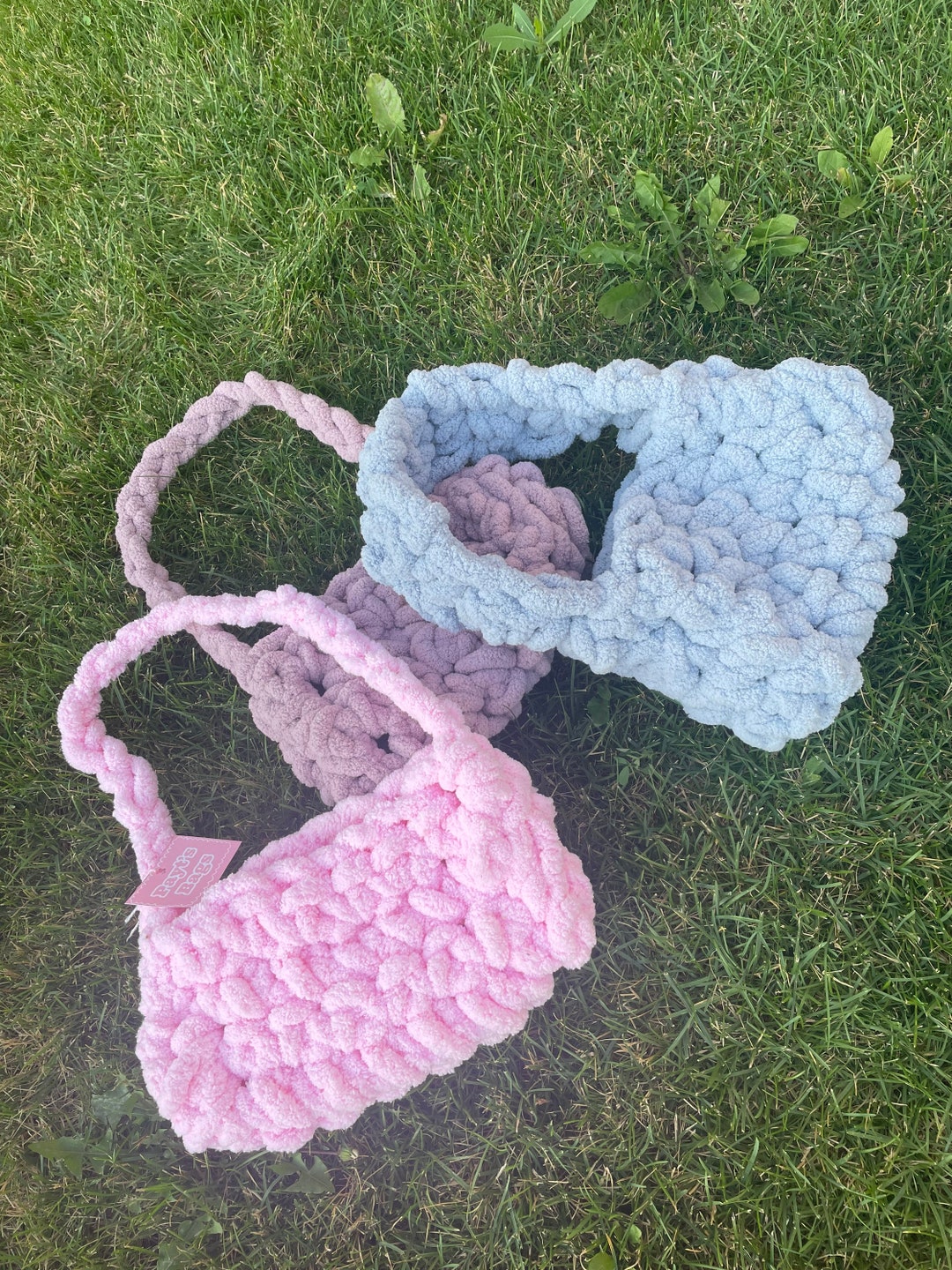 Chunky Shoulder Bags Large Handmade Purses Extra Chunky - Etsy