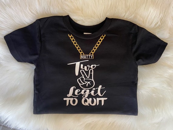 Two Legit Birthday Shirt - Etsy