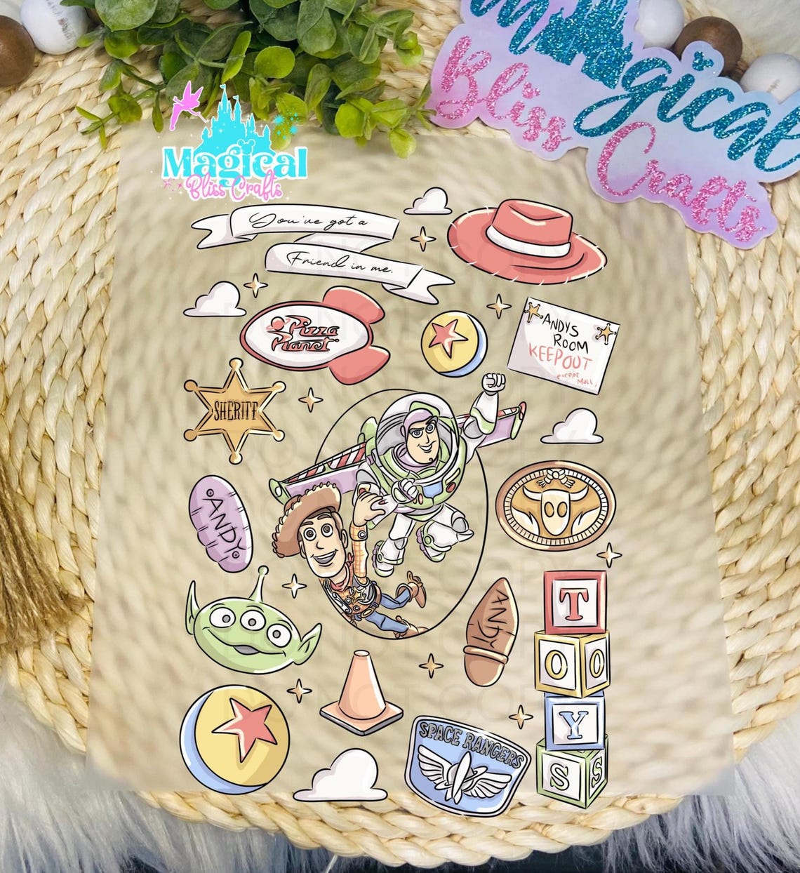 Toy Story Ready to Heat Press/ Heat Transfer Dtf/ Heat Transfer Vinyl ...