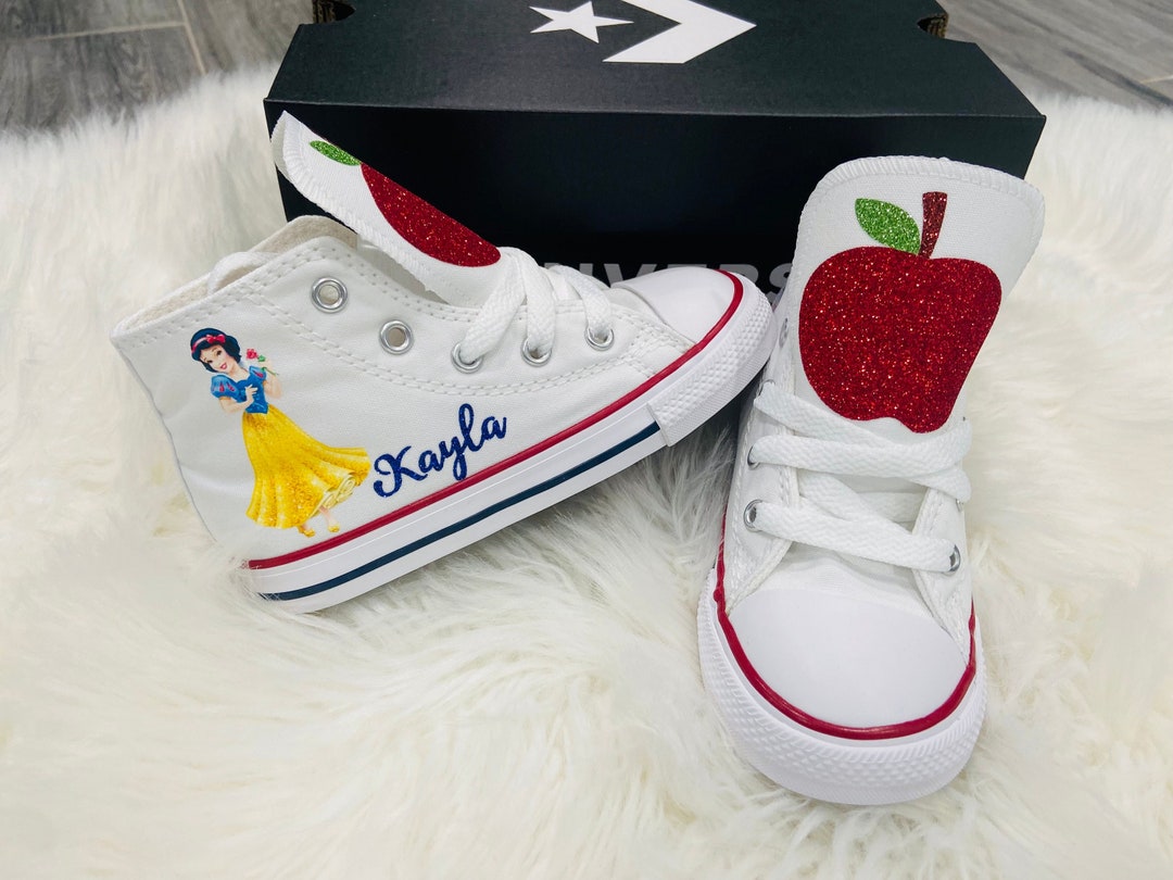 Snow White Converse - Etsy