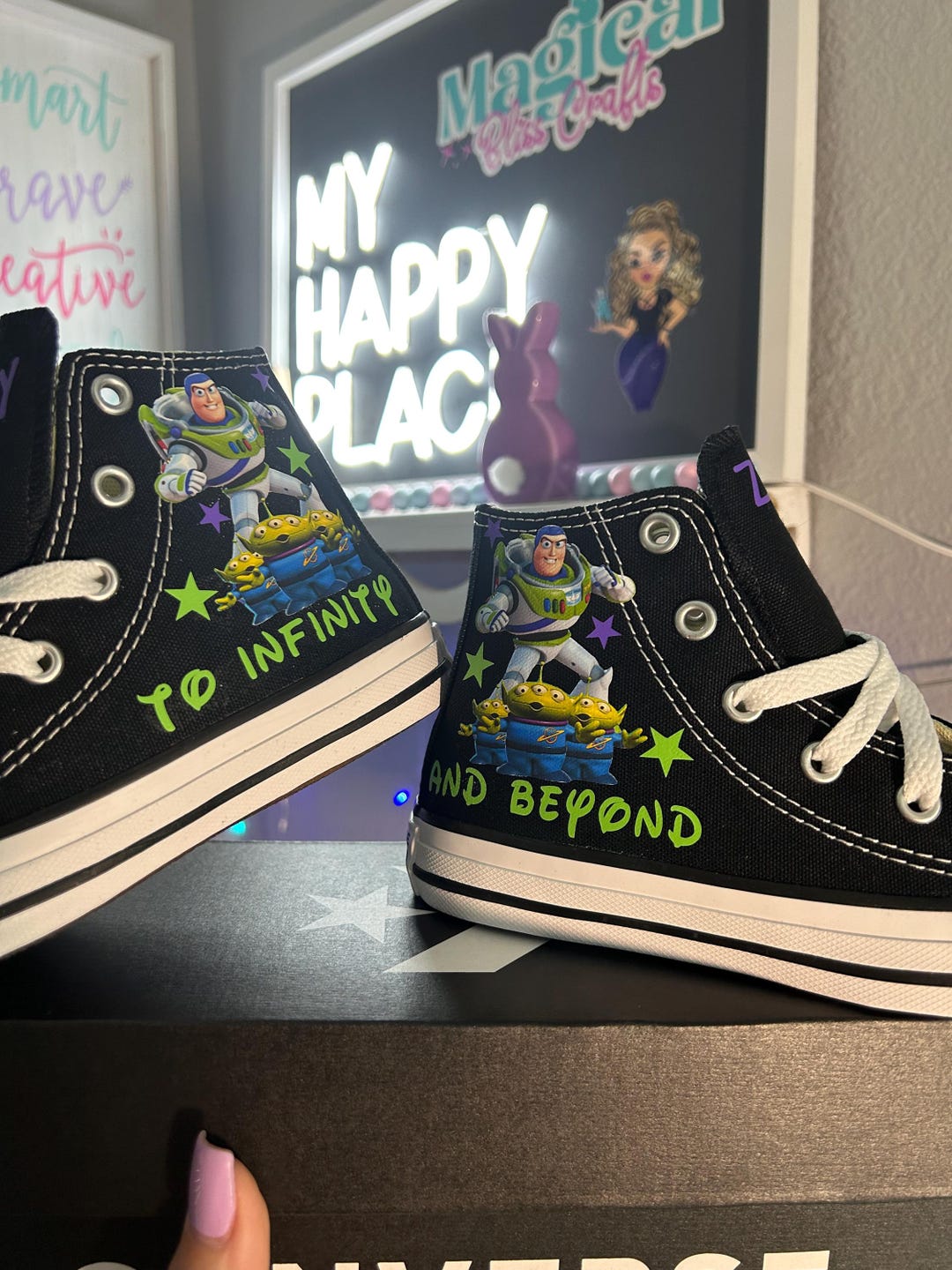Buzz Lightyear Converse, Toy Story Shoes, Toy Story Converse, to ...