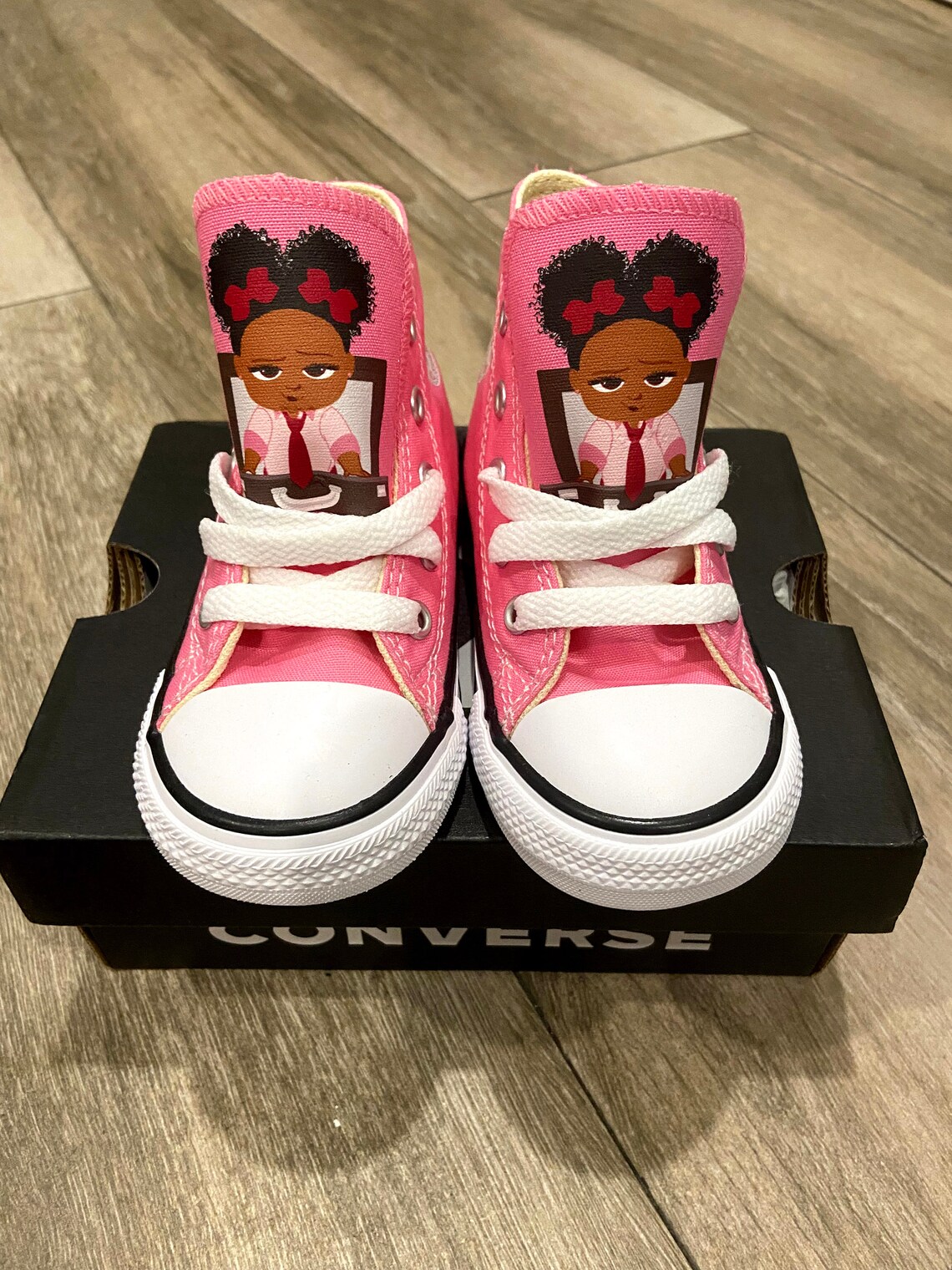 Baby Boss Girl Converse - Etsy