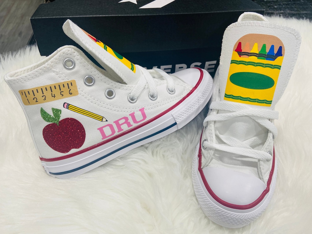 School Girls Converse - Etsy