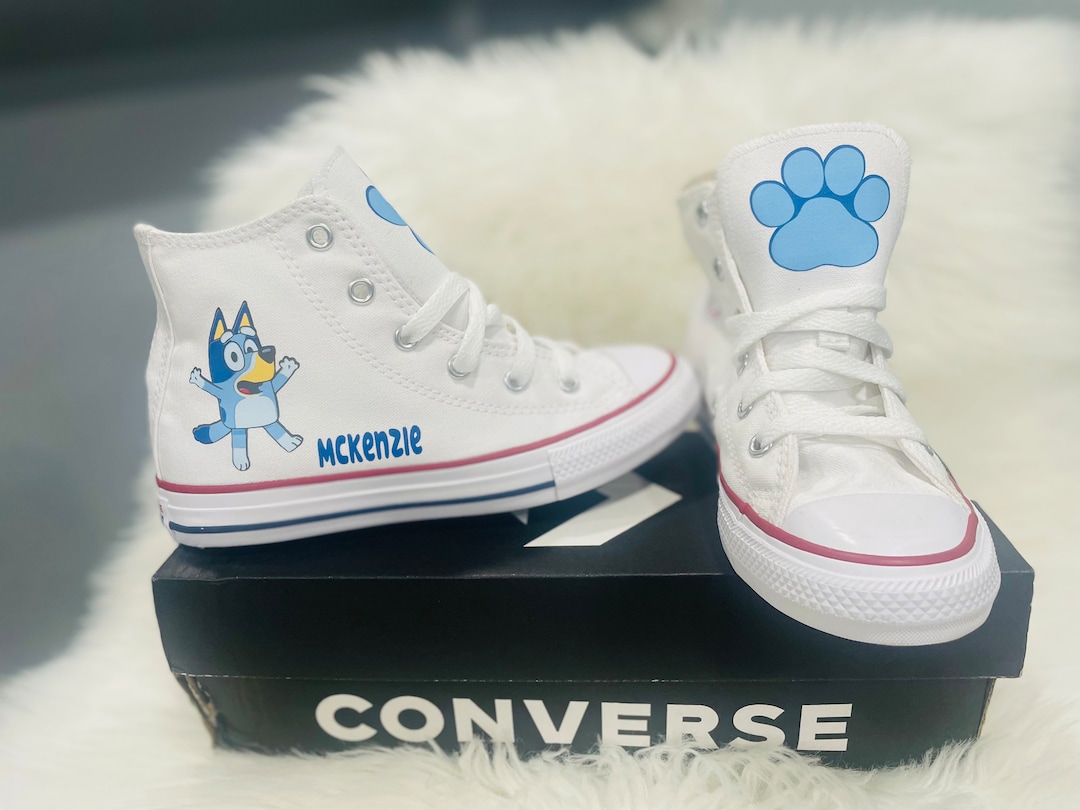 Bluey Custom Converse - Etsy UK