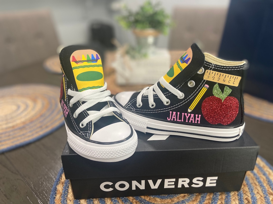 School Girls Converse - Etsy