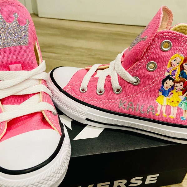 Princess Converse - Etsy