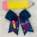 School Crayon Personalized Bows - Etsy