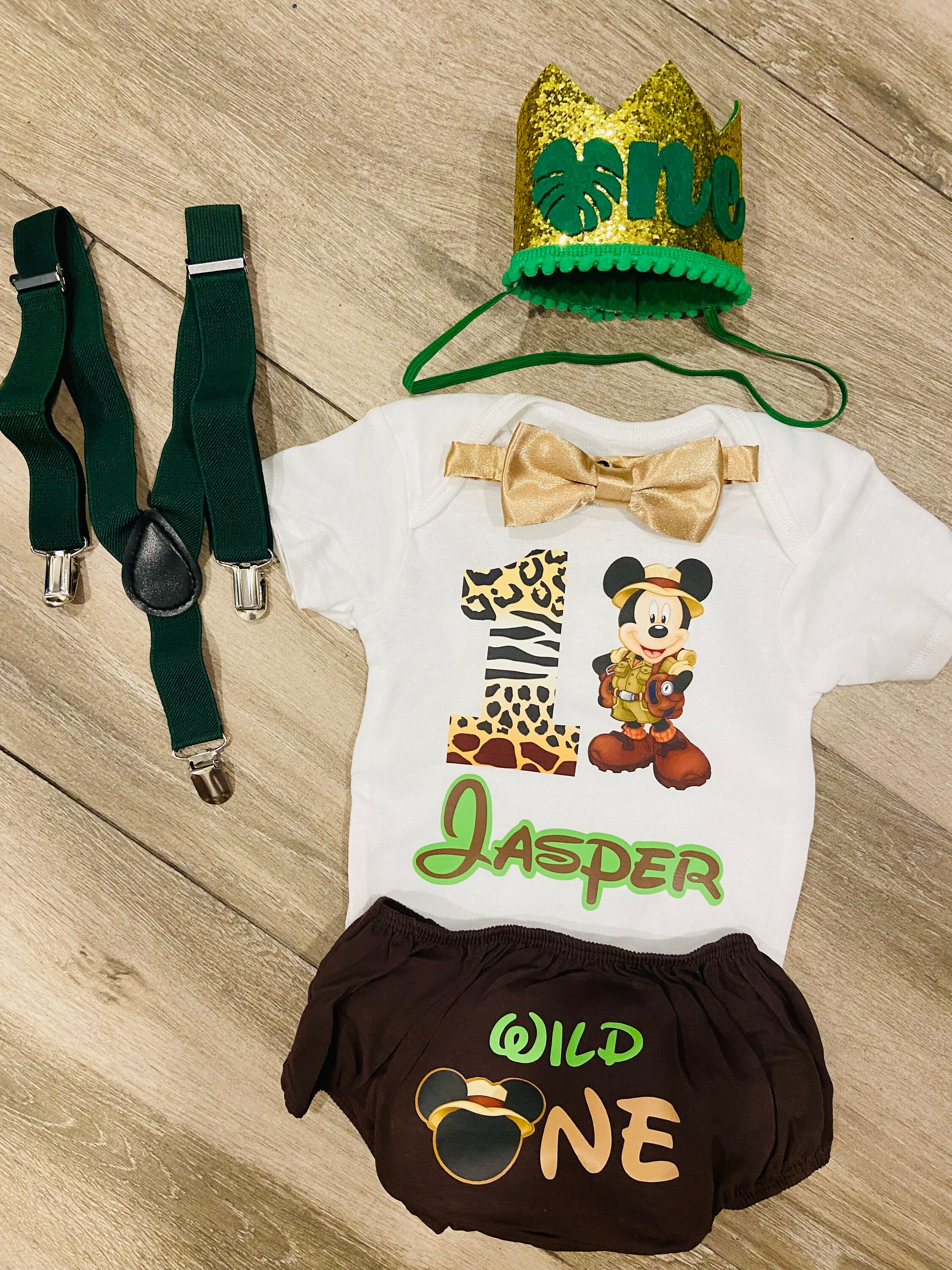 Wild One Mickey Safari Smash Outfit - Etsy
