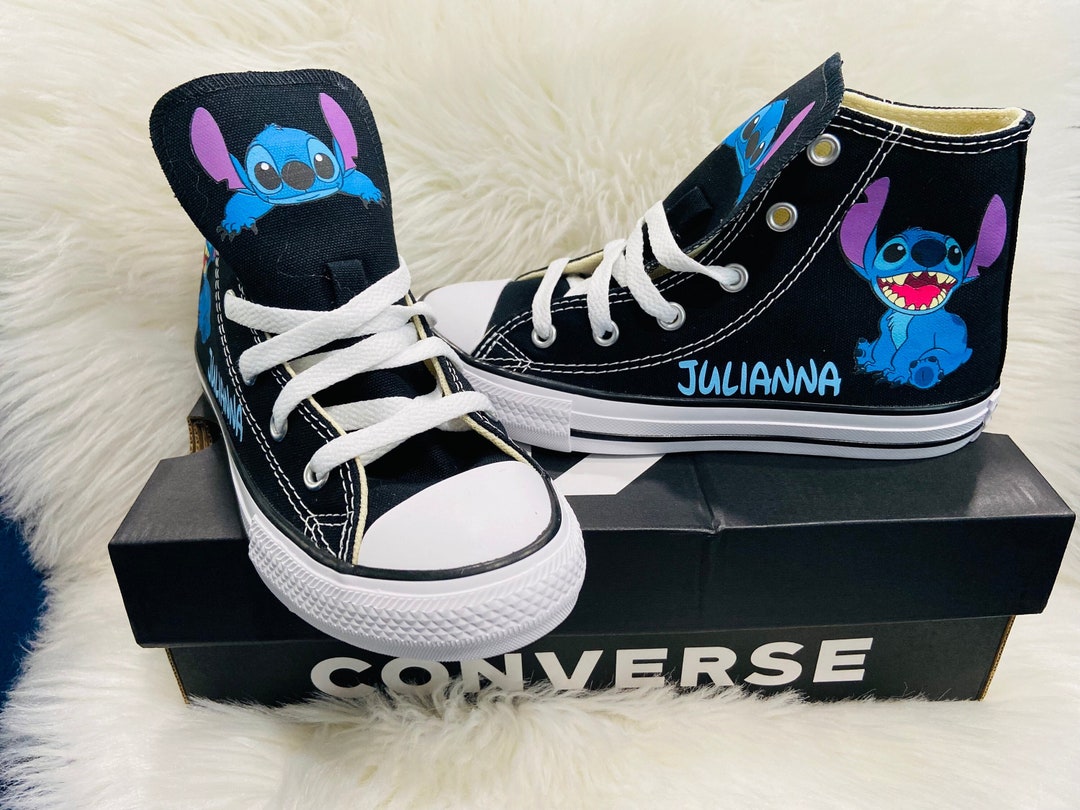 Stitch Custom Converse - Etsy