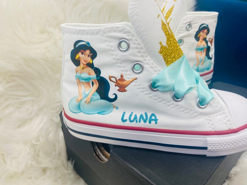 Princess Jasmine Custom Converse - Etsy