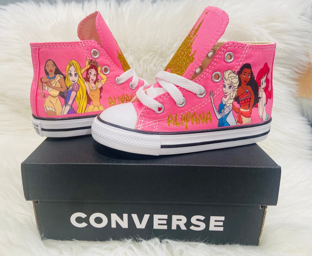 Princess Custom Converse - Etsy