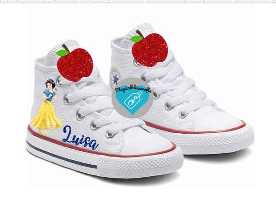 Snow White Converse | Etsy