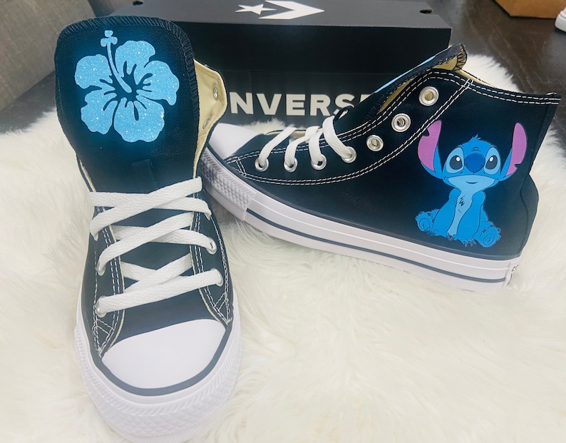 Stitch Custom Converse - Etsy
