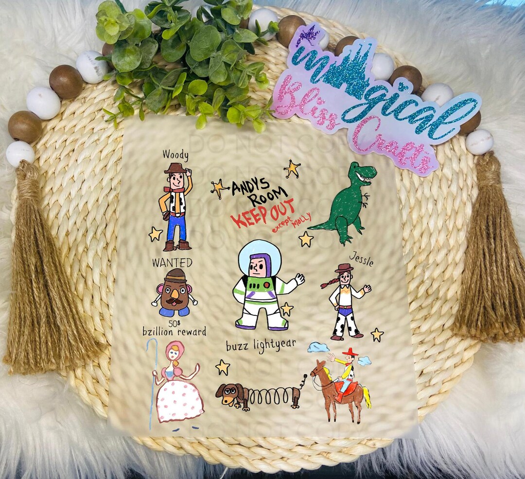 Toy Story Ready to Heat Press/ Heat Transfer Dtf/ Heat Transfer Vinyl ...