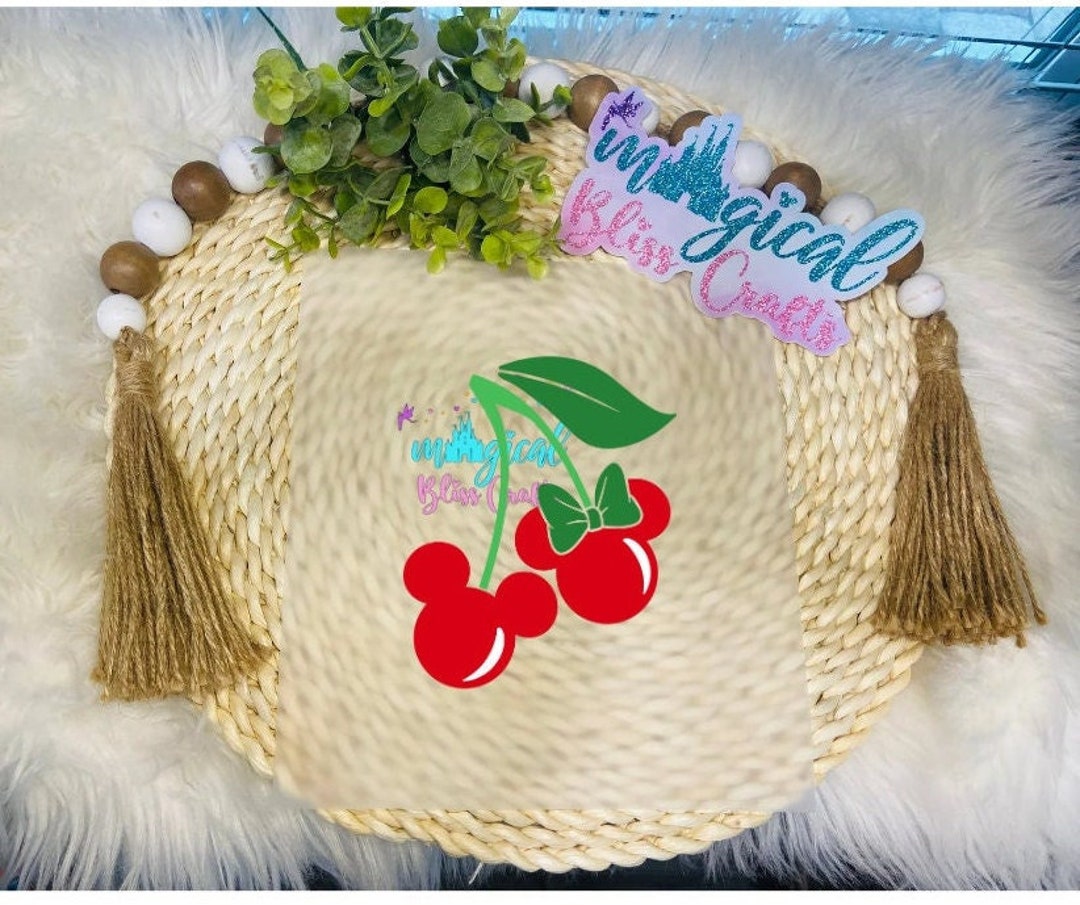 Mickey and Minnie Cherries Ready to Heat Press/ Heat Transfer Dtf ...