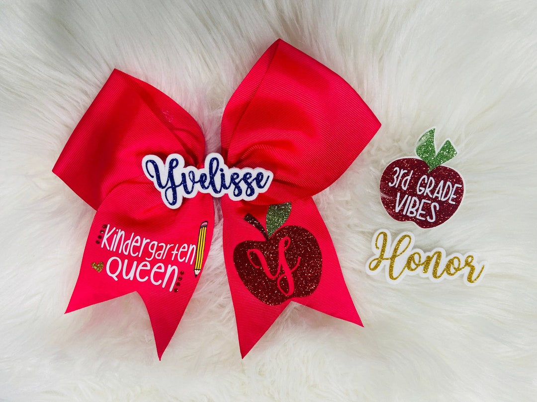 School Personalized Bows - Etsy