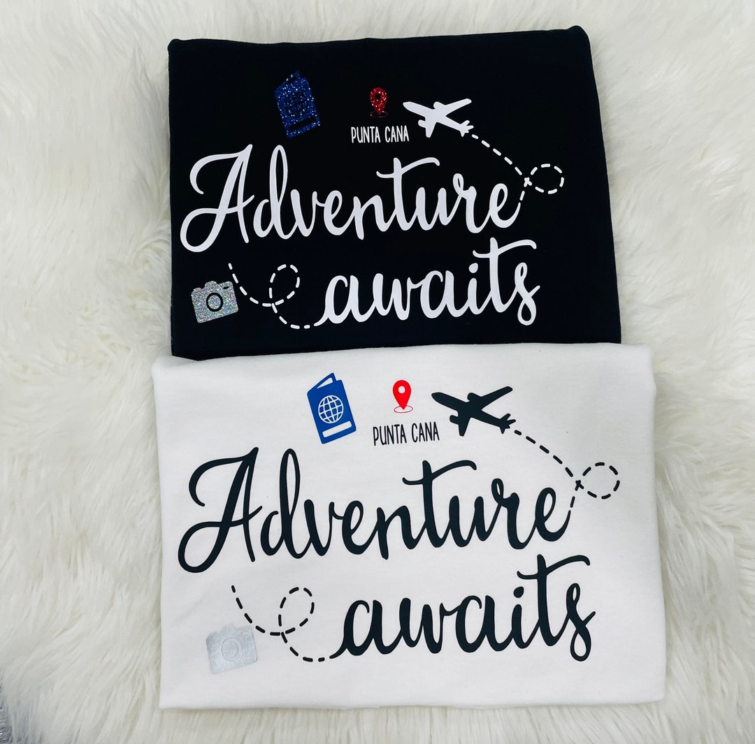 Adventure Awaits Family Trip Shirts/ Enter Your Destination - Etsy
