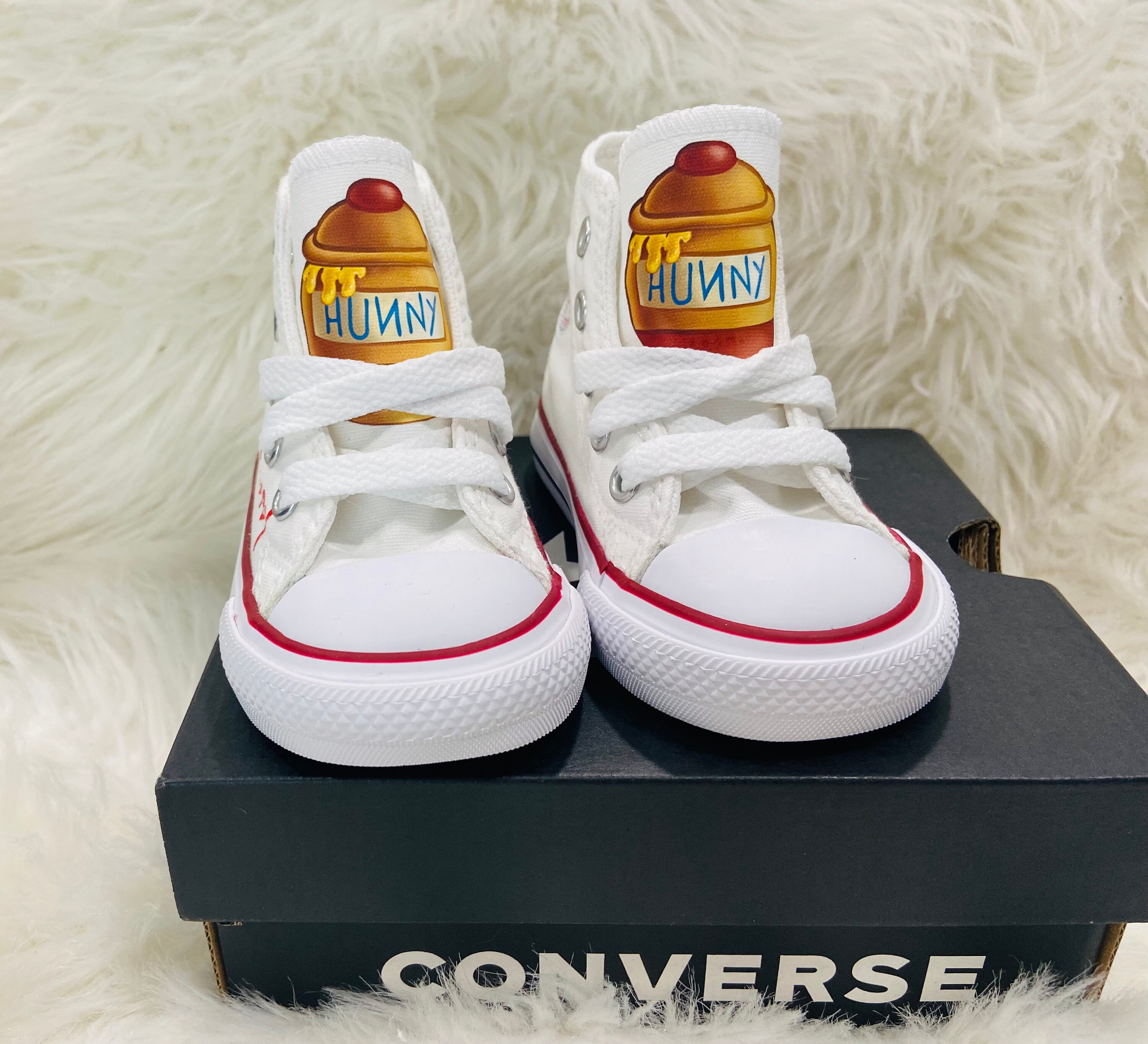 Winnie the Pooh Converse - Etsy