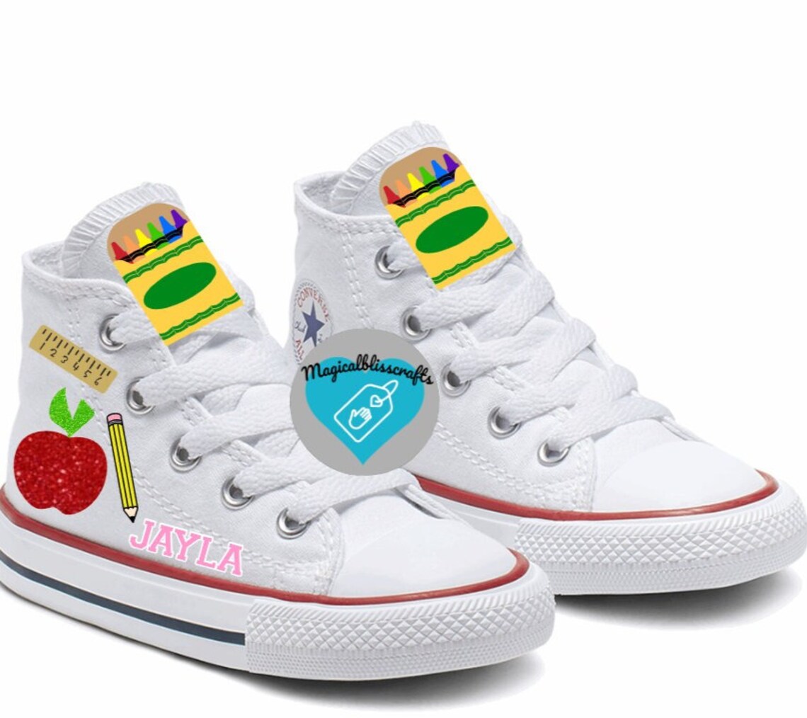 School Girls Converse - Etsy