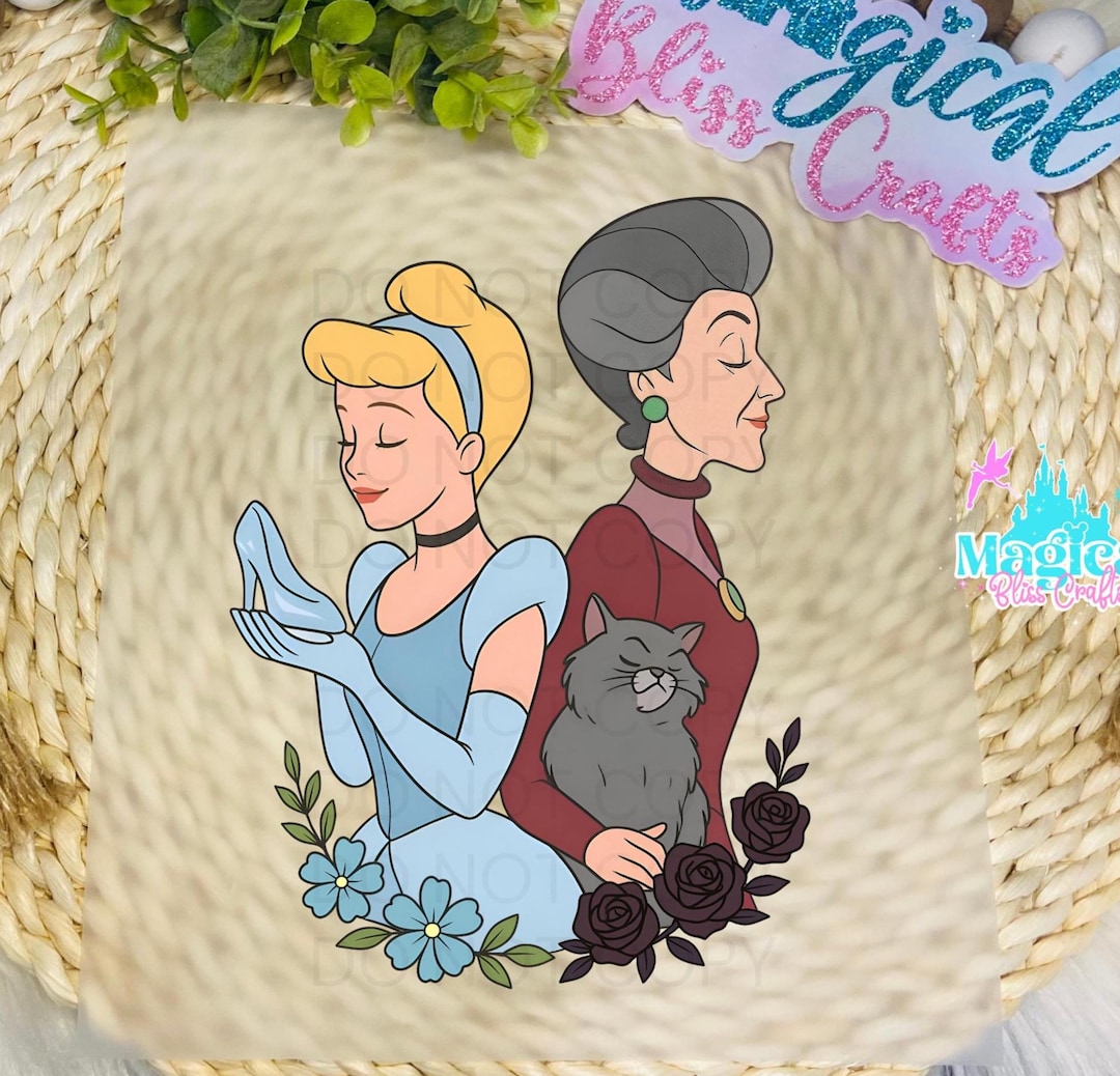 Cinderella Evil Step Mother Ready to Heat Press/ Heat Transfer Dtf ...