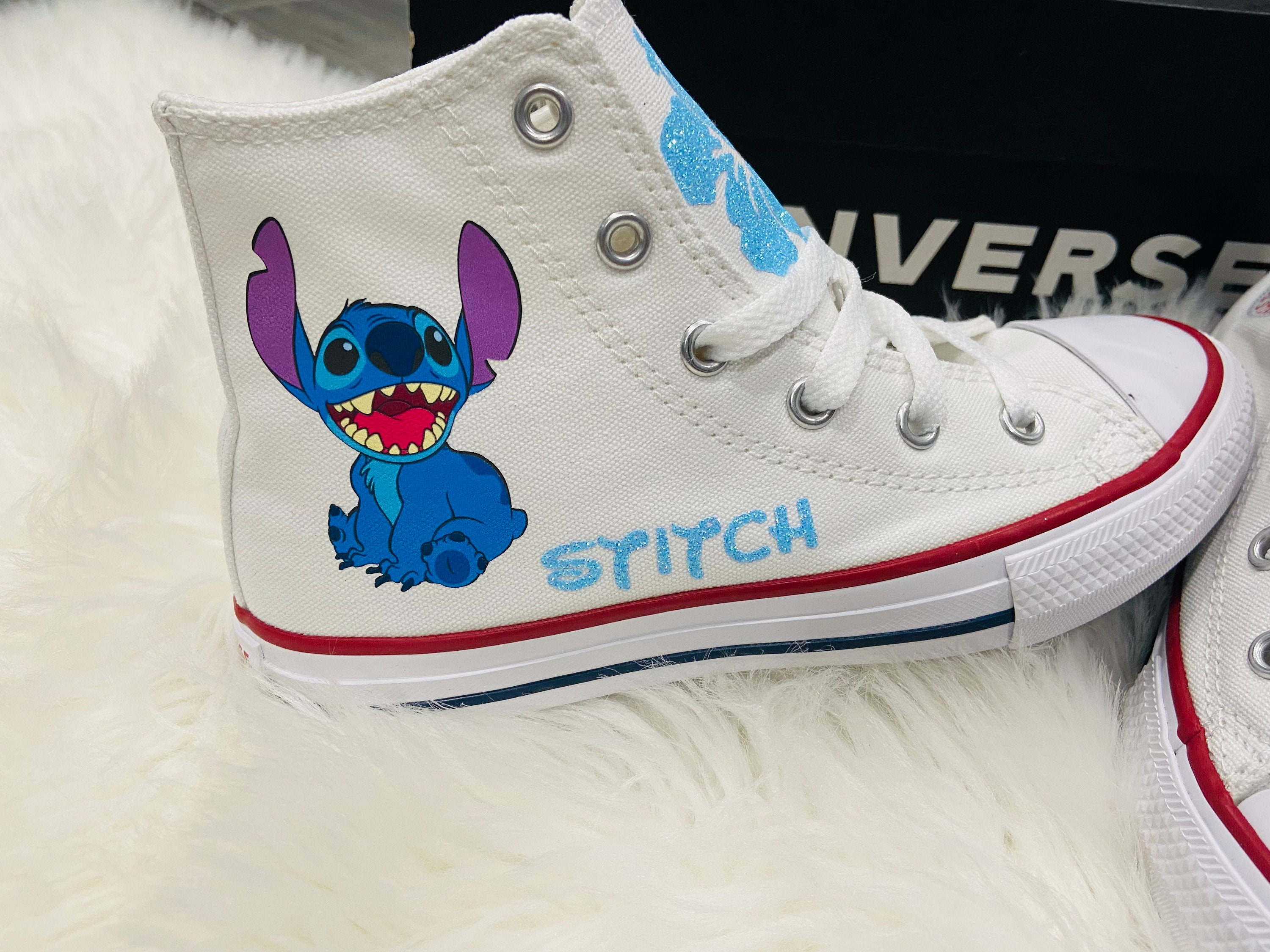 Stitch Custom Converse - Etsy