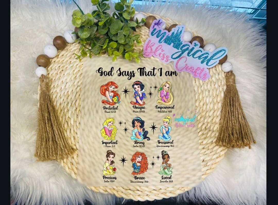 Princess Ready to Heat Press/ Heat Transfer Dtf/ Princess Heat Transfer ...