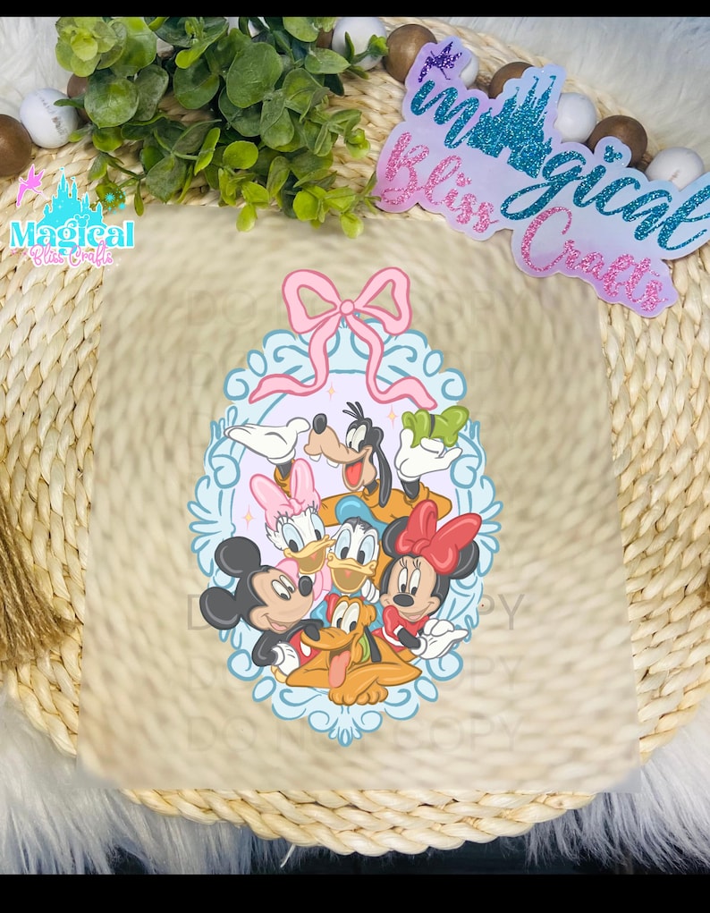 Mickey and Friends Park Ready to Heat Press/ Heat Transfer Dtf/ Mickey ...